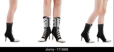 Topboots isolated on white background Stock Photo - Alamy