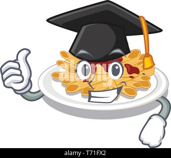 Student pasta in the a character bowl Stock Vector Image & Art - Alamy
