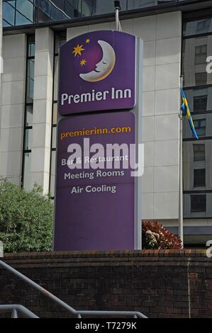 Premier Inn Sign Stock Photo - Alamy