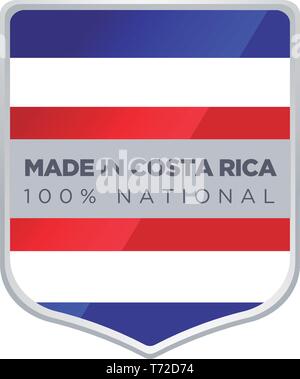 vector label Made in Costa Rica Stock Vector Image & Art - Alamy