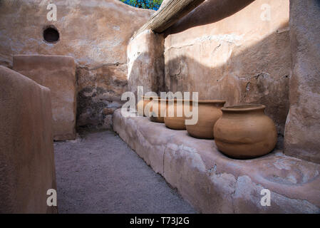 Scenes from Presidio San Ignacio de Tubac. An old Catholic mission ...