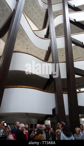 Interior of the Cameri theatre, Tel Aviv, Israel Stock Photo - Alamy