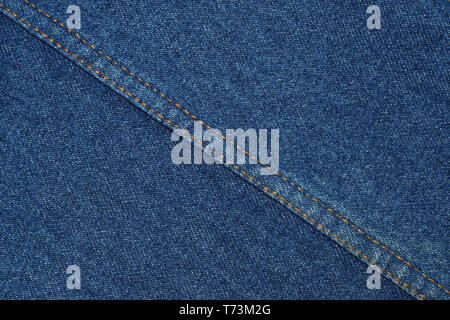 textured background of denim with vertical and diagonal seam Stock ...