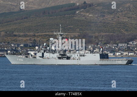 TCG Gokova (F496), a Gabya-class (or G-class) frigate operated by the ...