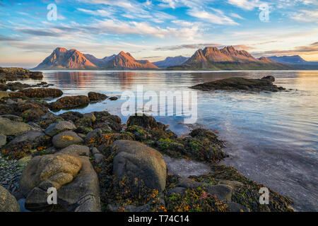 The Mountains And Coastline Of The Strandir Coast; West Fjords, Iceland ...