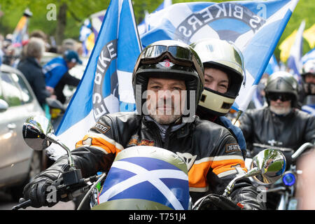 Yesbikers showing support at a 2019 march organised by All Under One ...