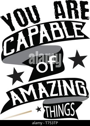 Do amazing things, vector. Motivational inspirational positive quotes ...