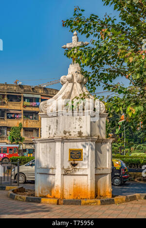 02 Dec-2015-Heritage old cross at Portuguese Church dadar Mumbai ...