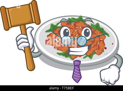 Character judge in the fried chicken cartoon Stock Vector Image & Art ...