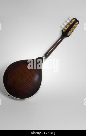 Mandolin isolated on white background Stock Photo - Alamy