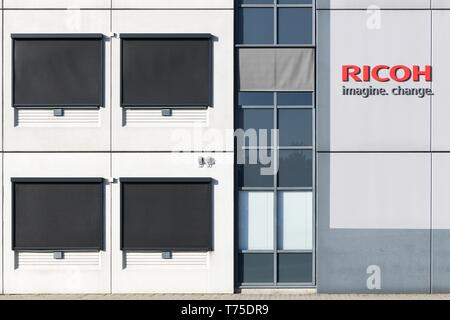 Aarhus, Denmark - October 14, 2018: Kone office building in Denmark ...