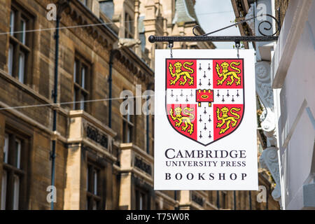 Cambridge University Press bookshop, Market Square, Cambridge, UK Stock ...