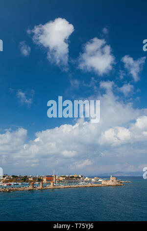 Ciudad de Rodas, Isla de Rodas, Dodecaneso, Grecia, Mar Mediterráneo ...