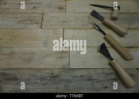 anglo saxon and viking leather working tools reconstructed by daegrad ...