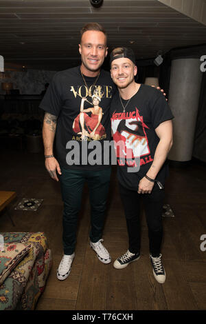 Calum Best and Sam Thompson attend The List Launch Party at 100 Wardour ...