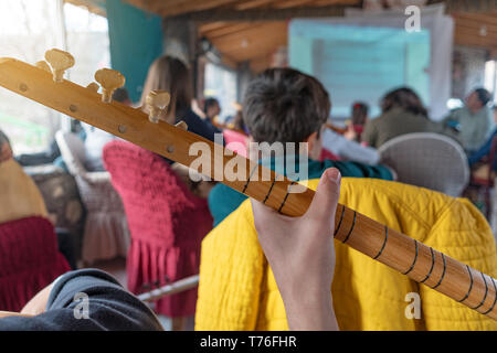 Saz Traditional Turkish Music Instrument Isolated on a White Stock ...