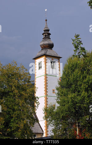 St. John the Baptist's Church, Cerkev sv. Janeza Krstnika, Ribčev Laz ...