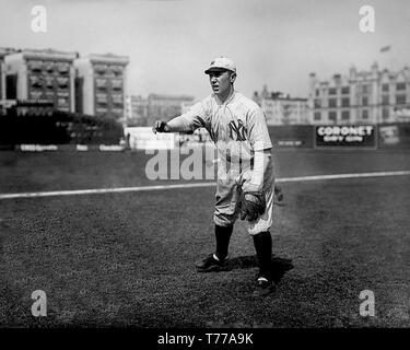 Curt Coleman, New York Highlanders, at Hilltop Park NY, 1912 Stock ...