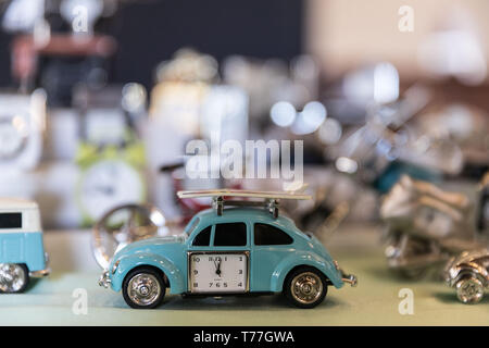 Canberra, USA. 4th May, 2019. Photo taken on May 4, 2019 shows a clock ...