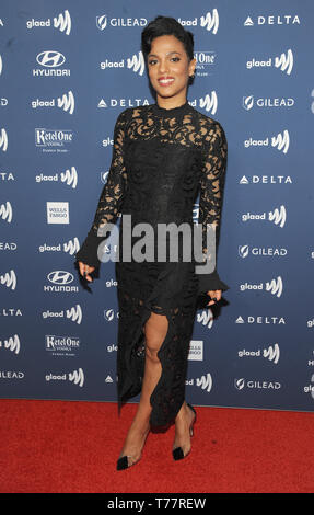Freema Agyeman attends the 30th annual GLAAD Media Awards at the New ...
