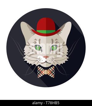 Flat style vector of fancy dressed groom and bride against blue heart ...