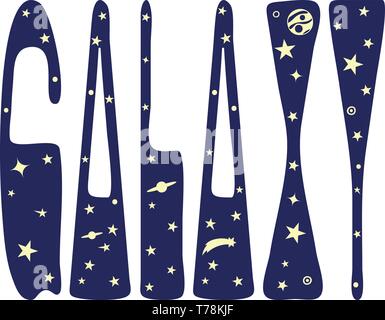 poster of planets on space Stock Vector Image & Art - Alamy