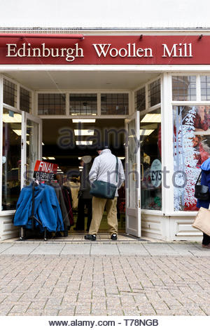 edinburgh woollen mill shop on princes street edinburgh scotland uk ...
