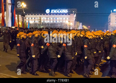 Military girls marching on the square Stock Photo - Alamy