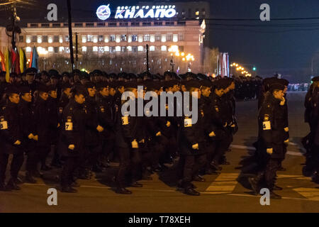 Military girls marching on the square Stock Photo - Alamy