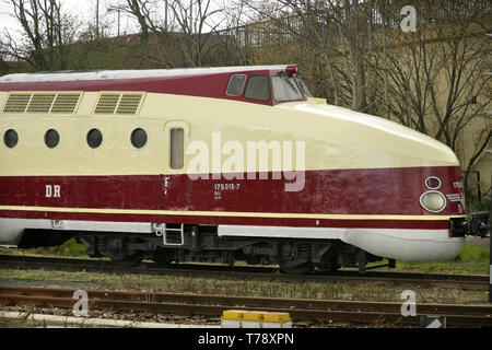 Preserved East German Railways Class VT 18.16 diesel multiple unit at ...