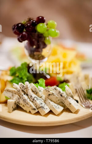 Reception buffet tables with regional food from Poland. Luxury concept ...