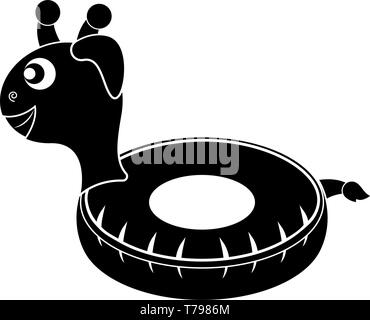 Isolated pool float shaped giraffe image Stock Vector Image & Art - Alamy
