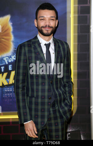 Justice Smith attending the 'Pokémon Detective Pikachu' world premiere ...