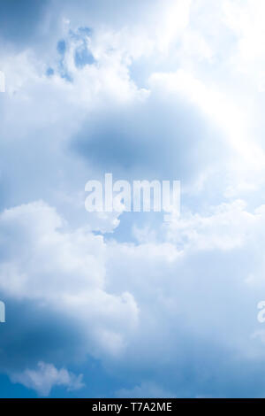 Clearly beautiful blue sky with unique cloud Stock Photo - Alamy