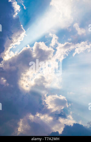 Clearly beautiful blue sky with unique cloud Stock Photo - Alamy