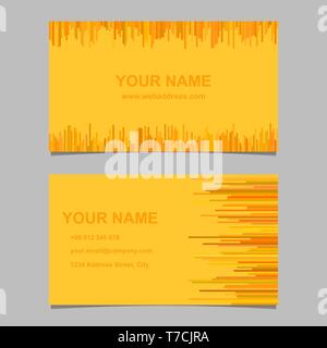 business card name template set wave Stock Vector Image & Art - Alamy