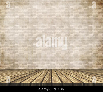 3D render of a wooden table against a chalkboard background Stock Photo ...