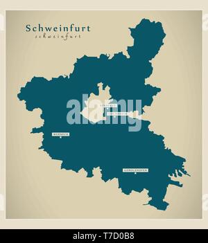 geography / travel, Germany, Bavaria, Schweinfurt, city views Stock ...