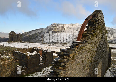 Croesor slate quarry and views of Cnicht Snowdonia Stock Photo - Alamy