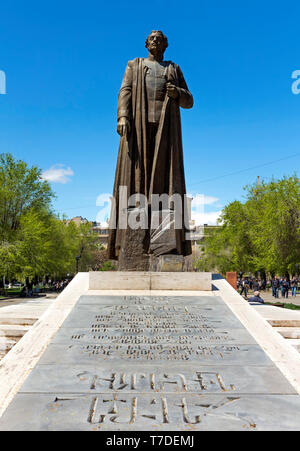 Monument to Garegin Nzhdeh (Ter-Harutyunyan) in Yerevan. Armenia Stock ...
