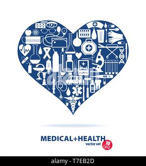 Medical ser. Heart illustration Stock Vector Image & Art - Alamy