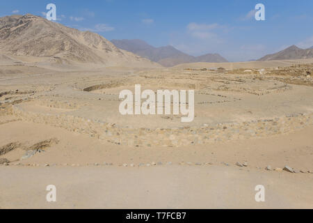 Sacred City of Caral-Supe archaeological site in Peru Stock Photo - Alamy