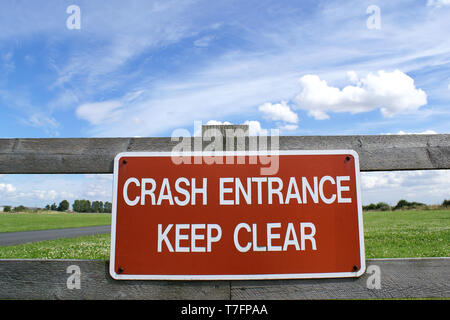 Airport Fire Emergency Crash Gate Access Rescue Stock Photo - Alamy