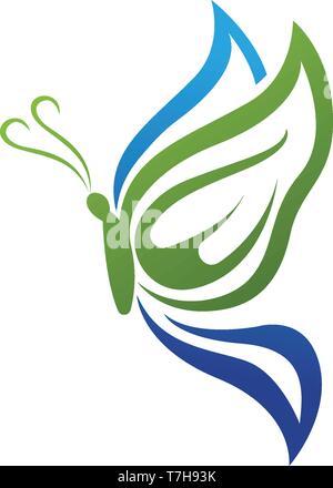 Butterfly conceptual simple Logo design template Vector illustration ...