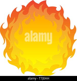 Round fireball. Design element Stock Vector Image & Art - Alamy