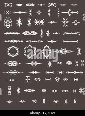Retro vintage engraving style ribbon vector set Stock Vector Image & Art - Alamy