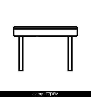 Table vector icon isolated on transparent background, Table ...