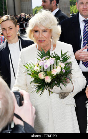 Berlin, Germany. 7th May 2019. German Chancellor Angela Merkel welcomes ...