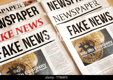 Many newspapers, closeup Stock Photo - Alamy