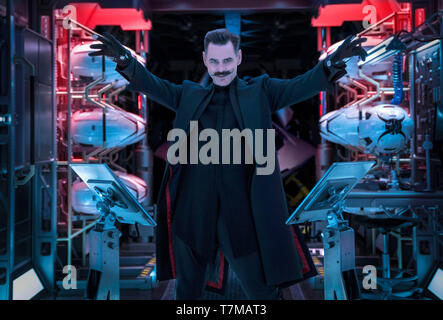 SONIC THE HEDGEHOG, Jim Carrey as Dr. Ivo Robotnik, 2020. © Paramount ...